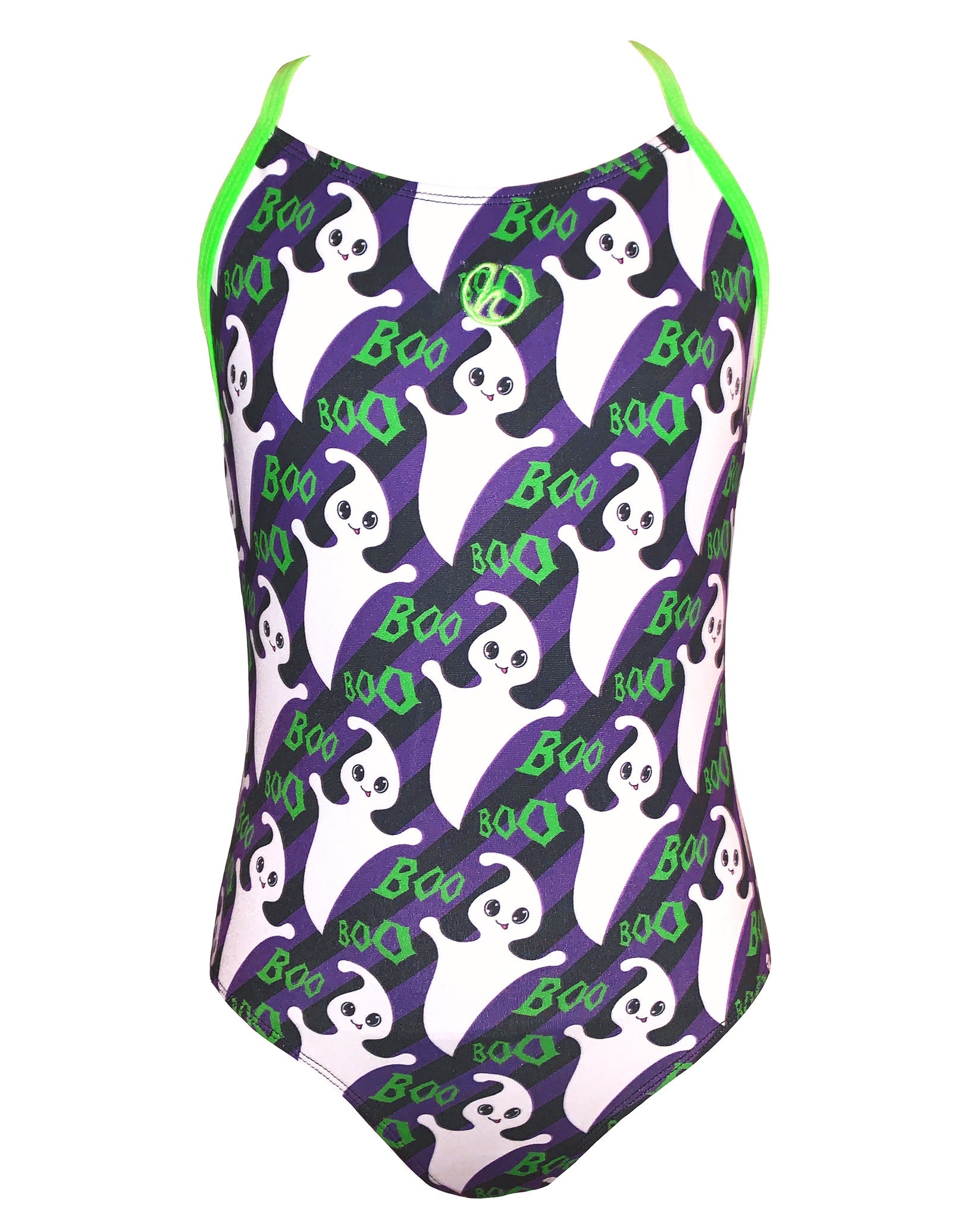 Girls Spooky Swimsuit – Halocline Swimwear